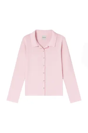 VIR VITA Eloise Pointelle Cardigan - Blossom