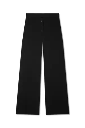 VIR VITA Pointelle Lounge Pant Black