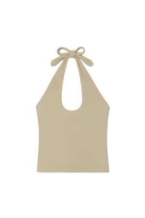 VIR VITA Pauline Halter Top - Dune