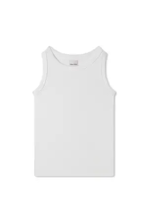 VIR VITA Lucia Racerback Tank - White