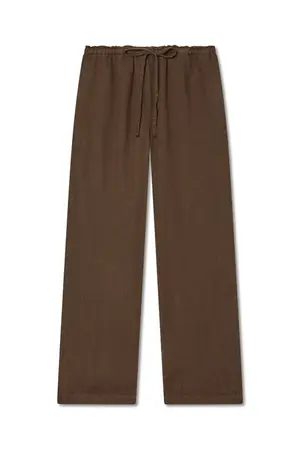 VIR VITA Delphine Linen Pant Chesnut