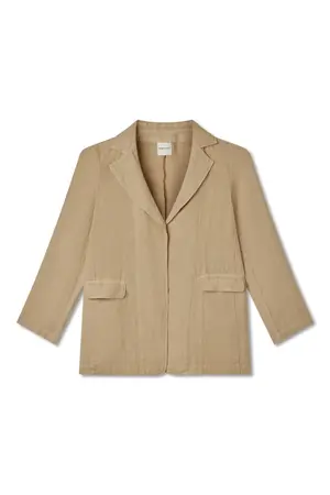 VIR VITA Margaret Linen Blazer - Toffee