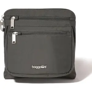 BAGGALLINI Securtex Anti-theft Crossbody Bag - Charcoal