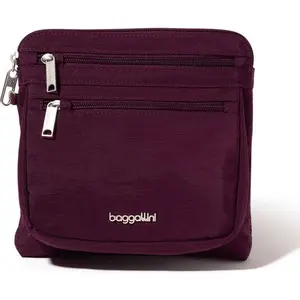 BAGGALLINI Securtex Anti-theft Crossbody Bag - Mulberry