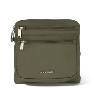 BAGGALLINI Securtex Anti-theft Crossbody Bag - Thyme