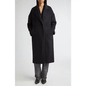 GOLDEN GOOSE Wool-blend Cocoon Coat