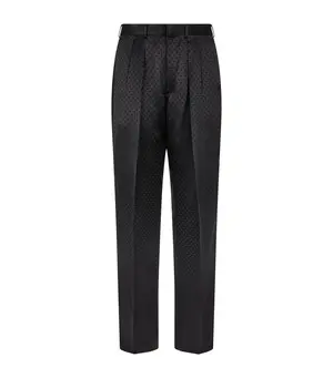 TOM FORD Silk-blend Wide-leg Trousers