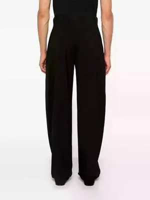 MUGLER Pleated Wide-leg Trousers