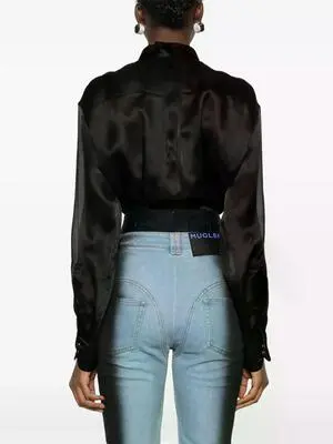 MUGLER Semi-sheer Bodysuit