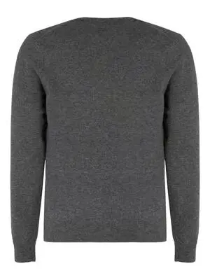 Comme Des Garçons V-neck Wool Sweater