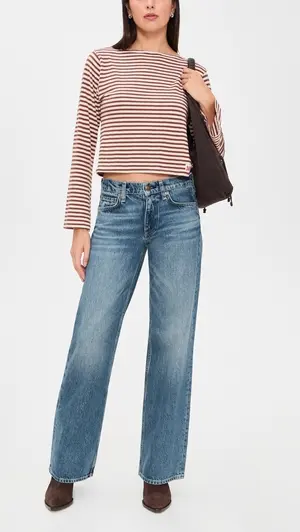 Rag & Bone Saige Relaxed Straight Jeans