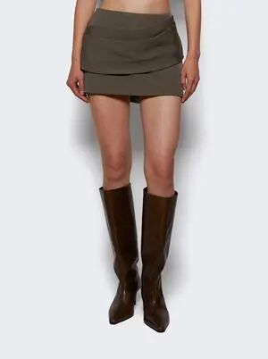 Alex Perry Low Rise Mini Skirt