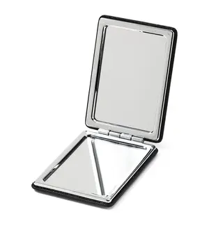 ASPINAL OF LONDON Leather Handbag Mirror - Black