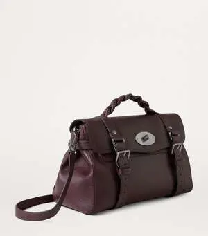 Mulberry Grained Leather Alexa Crossbody Bag - Red