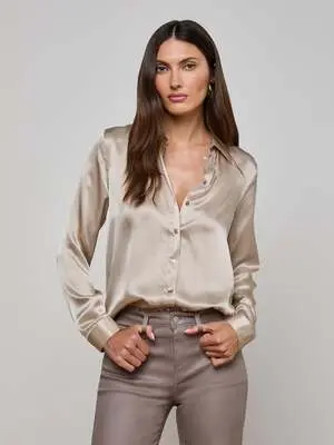 L'agence Slim Fit Shirts For Women