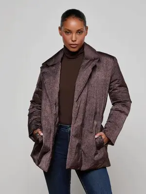 L'Agence Willene Belted Puffer Jacket