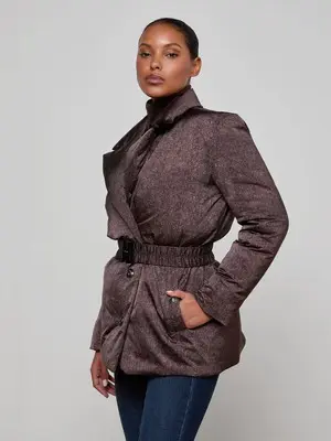 L'Agence Willene Belted Puffer Jacket