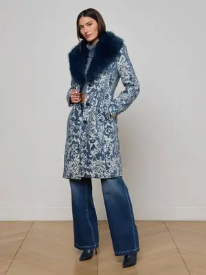 L'Agence Laney Jacquard Coat