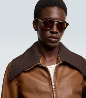 JACQUES MARIE MAGE Delage Round Sunglasses
