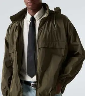 Saint Laurent Technical Raincoat - Green