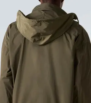 Saint Laurent Technical Raincoat - Green