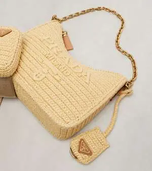 Prada Re-edition 2005 Crochet Shoulder Bag