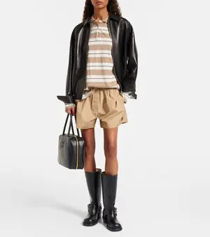 Mach & Mach Double Heart Leather Biker Boots