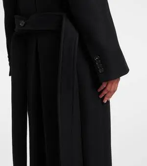Victoria Beckham Single-breasted Wool-blend Coat