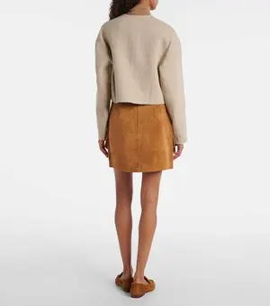Veronica Beard Philips Wool And Cashmere-blend Jacket - Beige