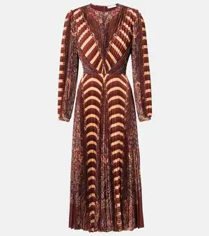 Ulla Johnson Sarai Pleated Midi Dress