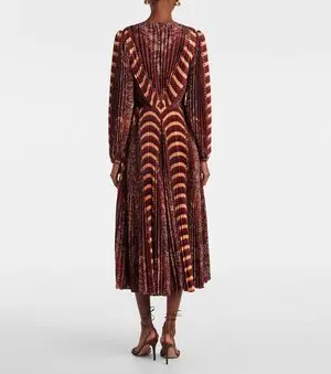 Ulla Johnson Sarai Pleated Midi Dress