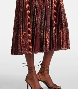 Ulla Johnson Sarai Pleated Midi Dress