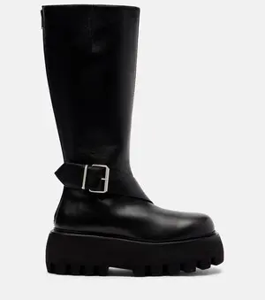 Alexander McQueen Knee-high Platform Boots