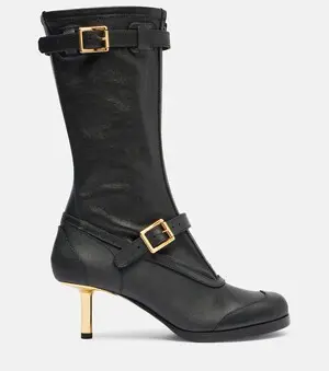 Sacai Aviator Leather Boots