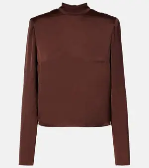ROTATE BY BIRGER CHRISTENSEN Lipika Satin Top