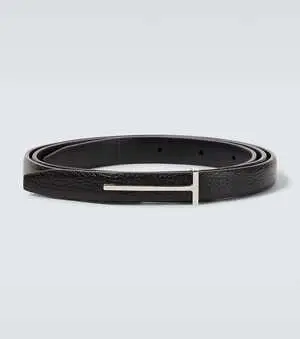 TOM FORD Leather Belt - Black
