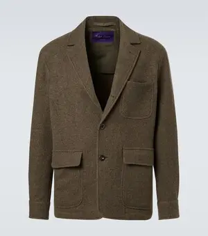 Ralph Lauren Purple Label Cashmere And Wool Twill Coat
