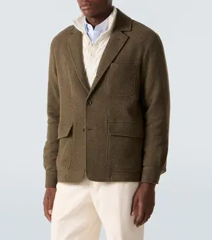 Ralph Lauren Purple Label Cashmere And Wool Twill Coat