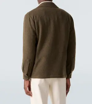 Ralph Lauren Purple Label Cashmere And Wool Twill Coat