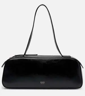 Khaite Simona Patent Leather Shoulder Bag