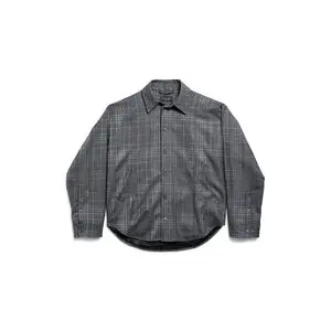 Balenciaga Garde-robe Tartan Overshirt