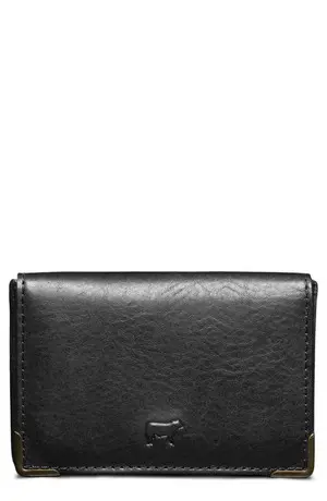 Will Leather Goods William Leather Card Case Black