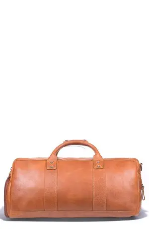 Will Leather Goods Atticus Leather Duffle Bag - Tan