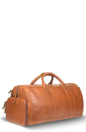 Will Leather Goods Atticus Leather Duffle Bag - Tan