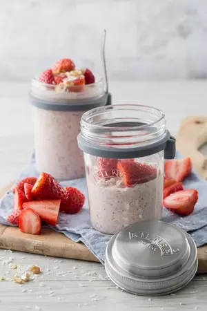 KILNER Parfait & Overnight Oats Jar Set