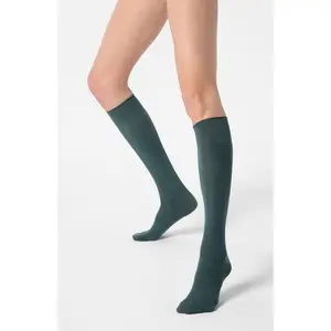 Oroblu Nives Knee High Blend Socks - Forest