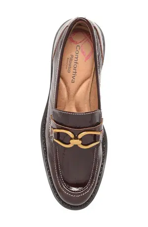 COMFORTIVA Ester Bit Loafer - Cognac