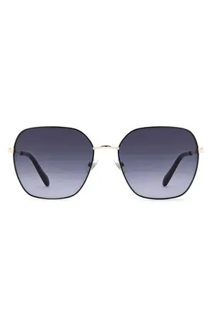 Fossil Square Sunglasses Black/dark Grey Sf