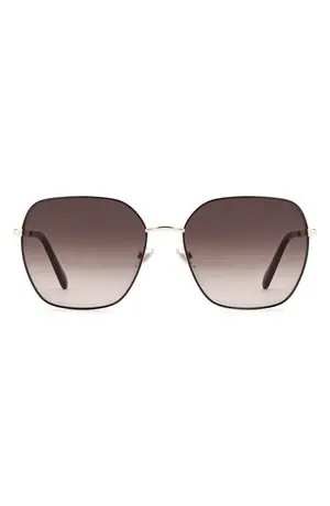 Fossil Square Sunglasses - Raspberry/brown Sf