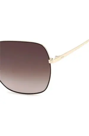 Fossil Square Sunglasses - Raspberry/brown Sf
